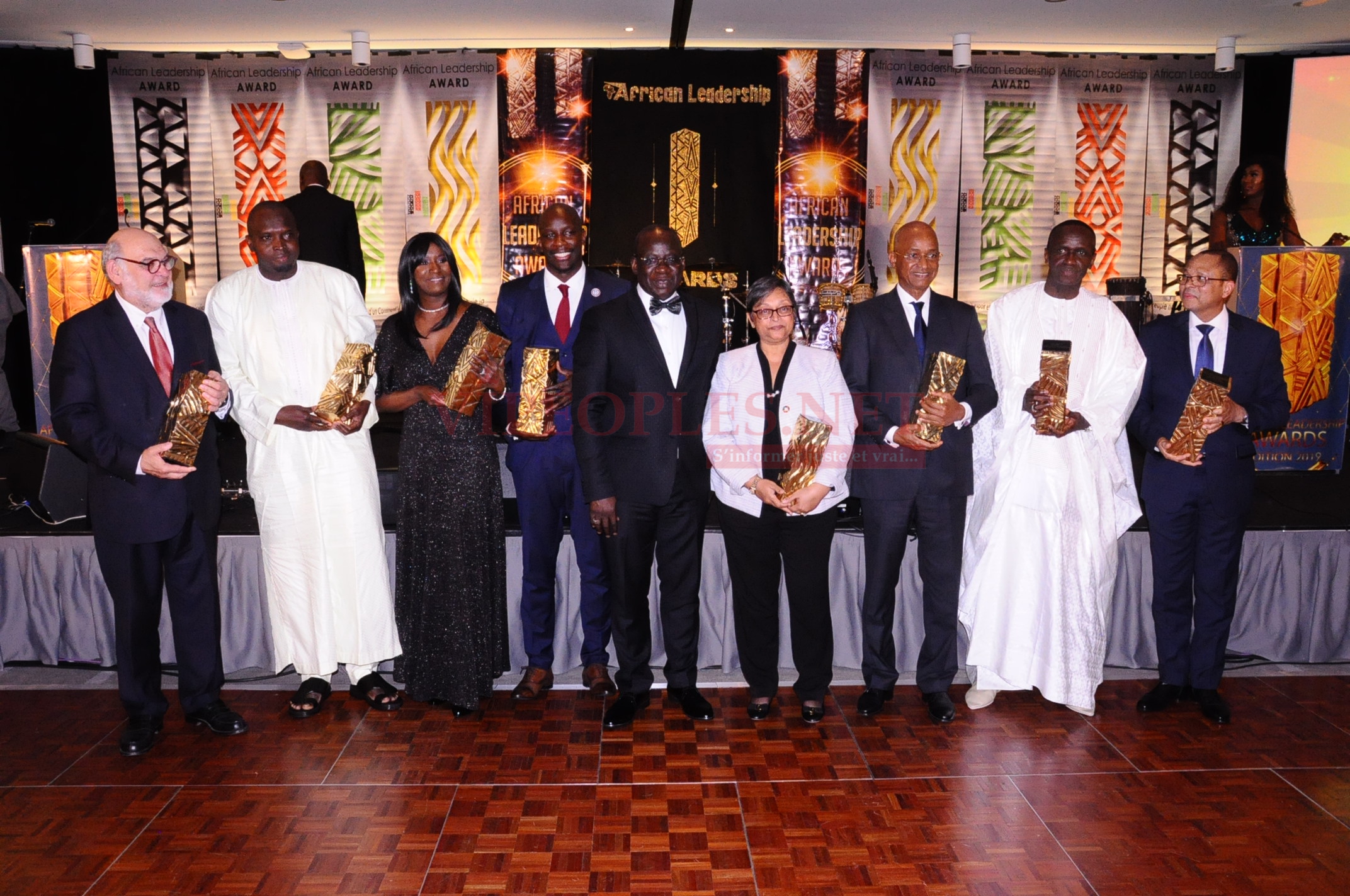 Remises des trophés aux récipiendaires African leadership Award a paris