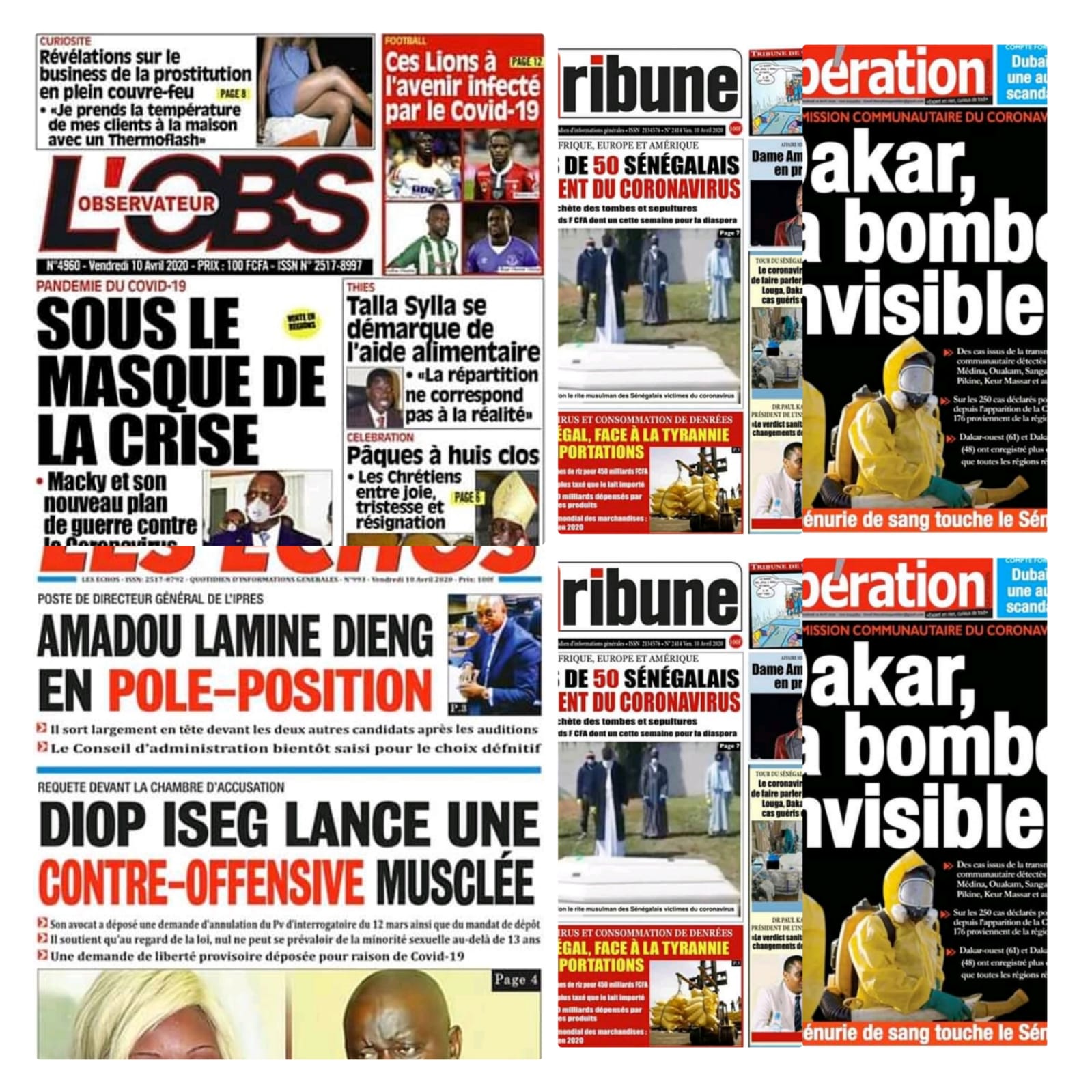 REVUE DE PRESSE: Controle judiciaire de Louty Ba, Amadou Niane, affaire ...