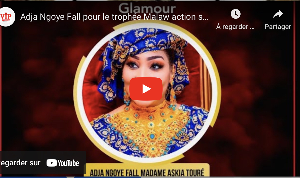 Adja Ngoye Fall pour le trophée Malaw action sociale développement ...